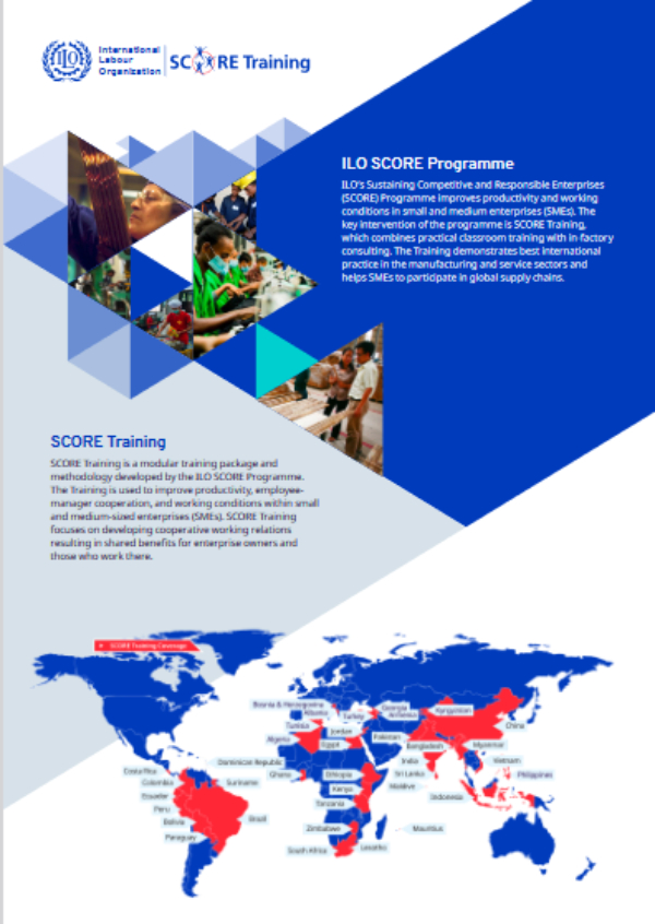 SCORE Training catalogue | International Labour Organization